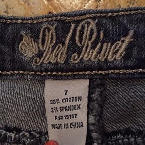 Red Rivet | Jeans | Red Rivet Vintage Medium Rise Jean Greyblk Stitch ...